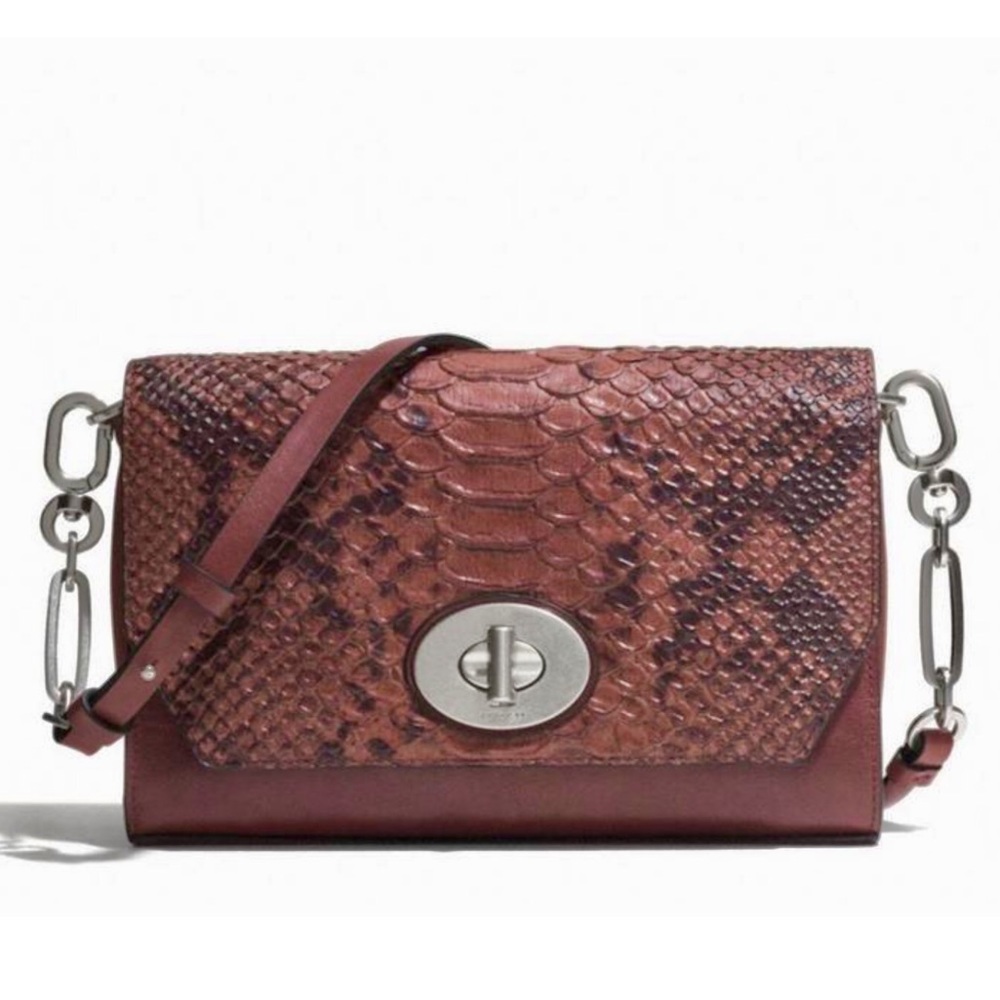 Coach Beecker Python Clutch/Crossbody - Gem